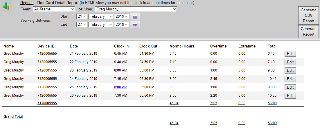 Econz | Timecard-Checker